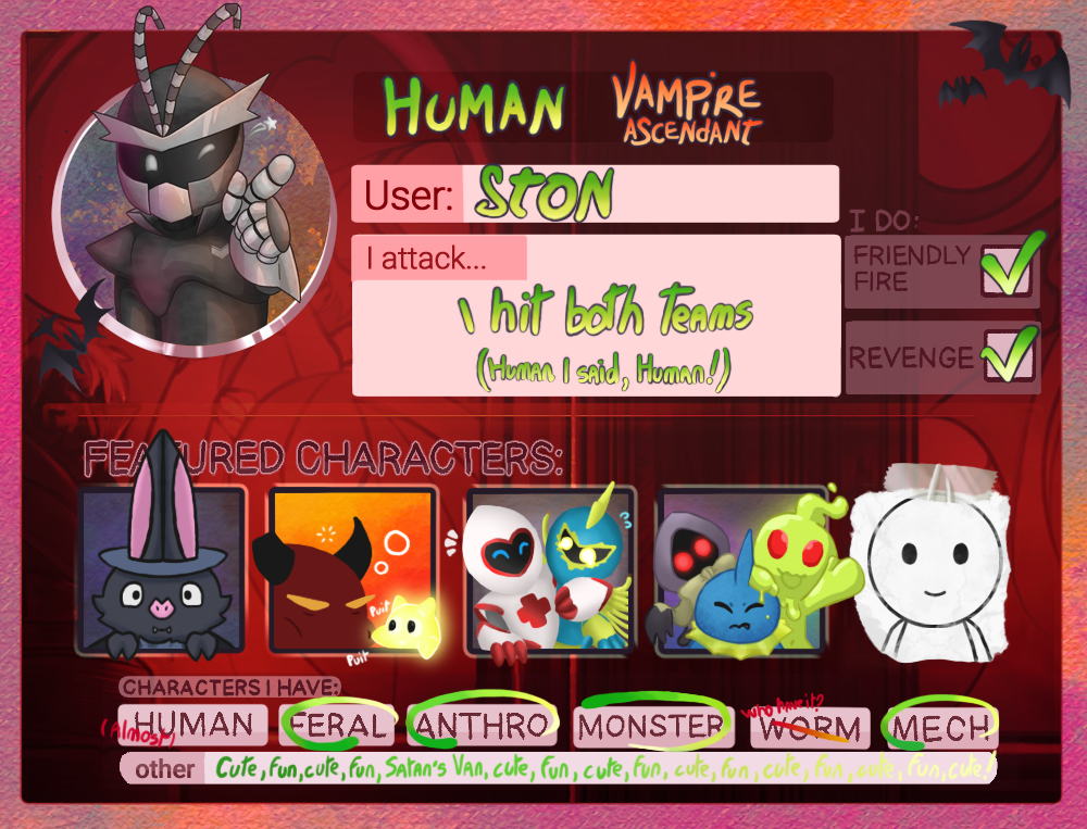 I Am Human Vampire Ascendant Yeah By Stonk6a On Deviantart