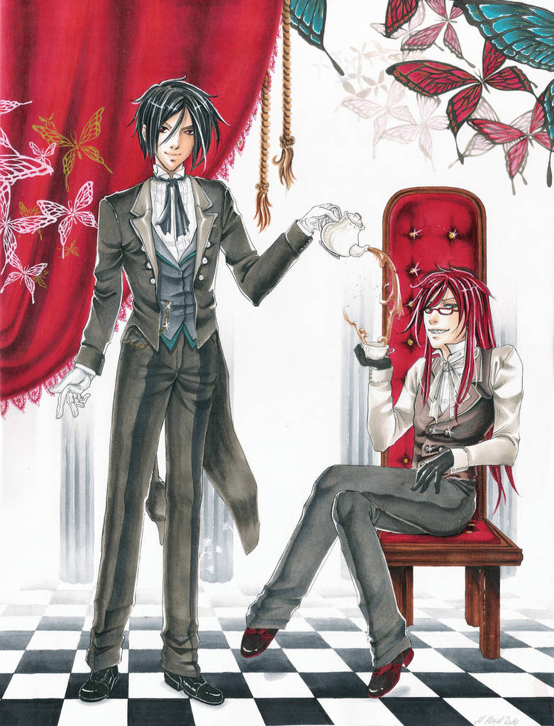 Grell X Sebastian By Fynwe On Deviantart