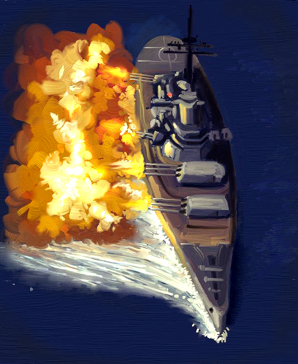 Battleship Speedpaint by 20thCenturyWarfare on DeviantArt
