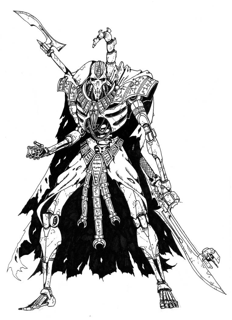 Necron Lord by cyphercodicer2 on DeviantArt