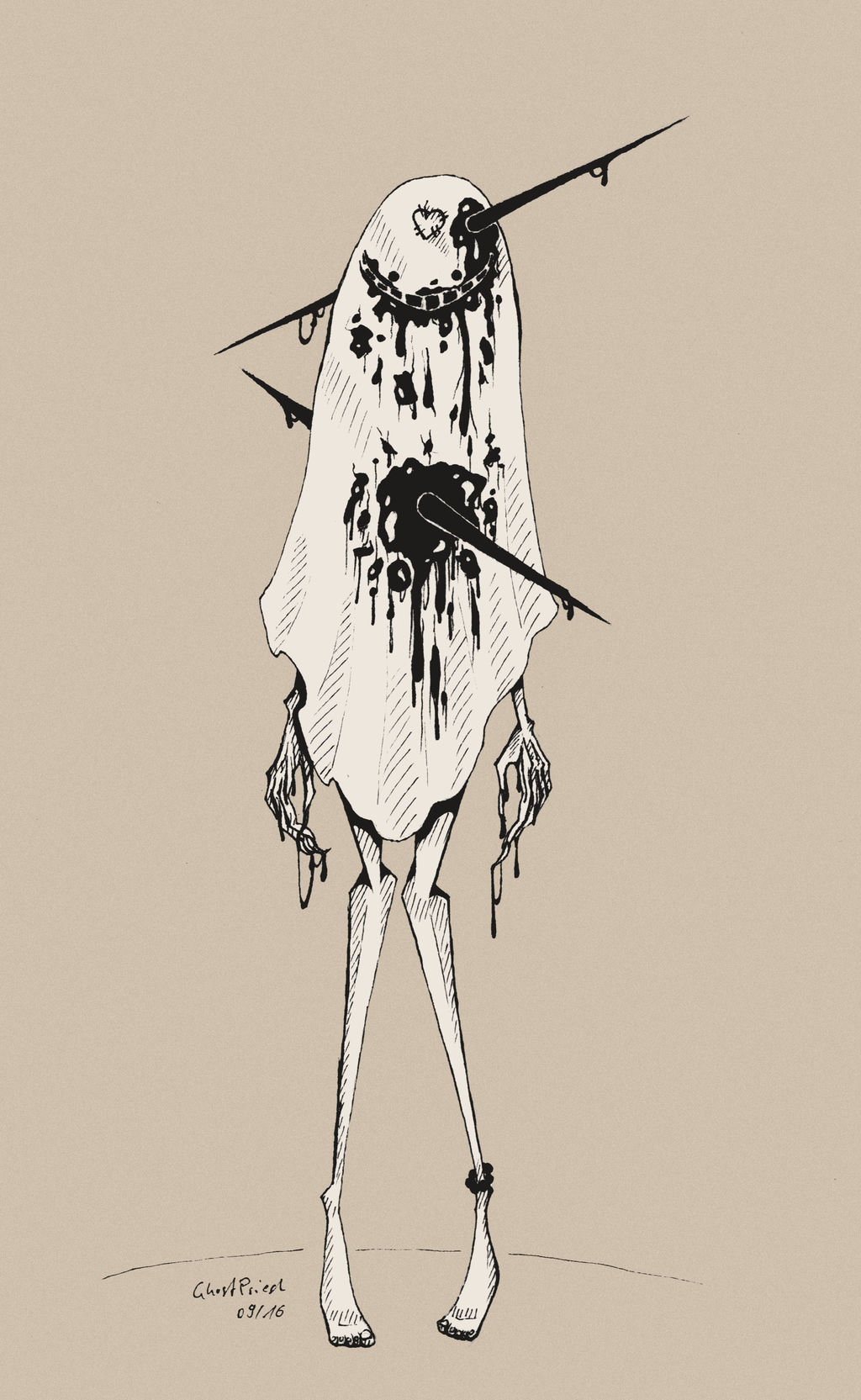 Everyday Ghost 15 Bedsheet By Ghostpriest On Deviantart