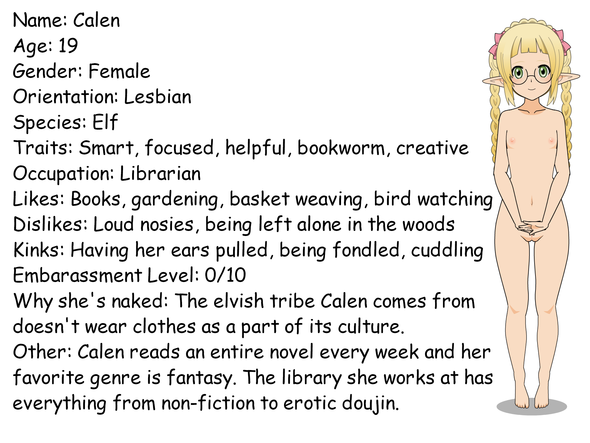 Calen The Naked Bookworm By Justsomepervert On Deviantart