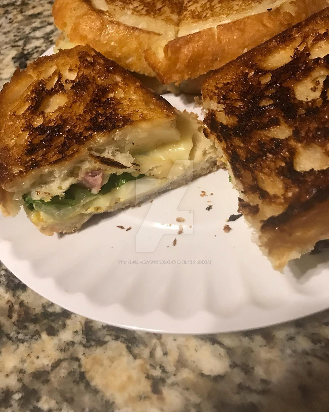 Elevated Grilled Cheese With Ham By The Heavy Dmc On Deviantart
