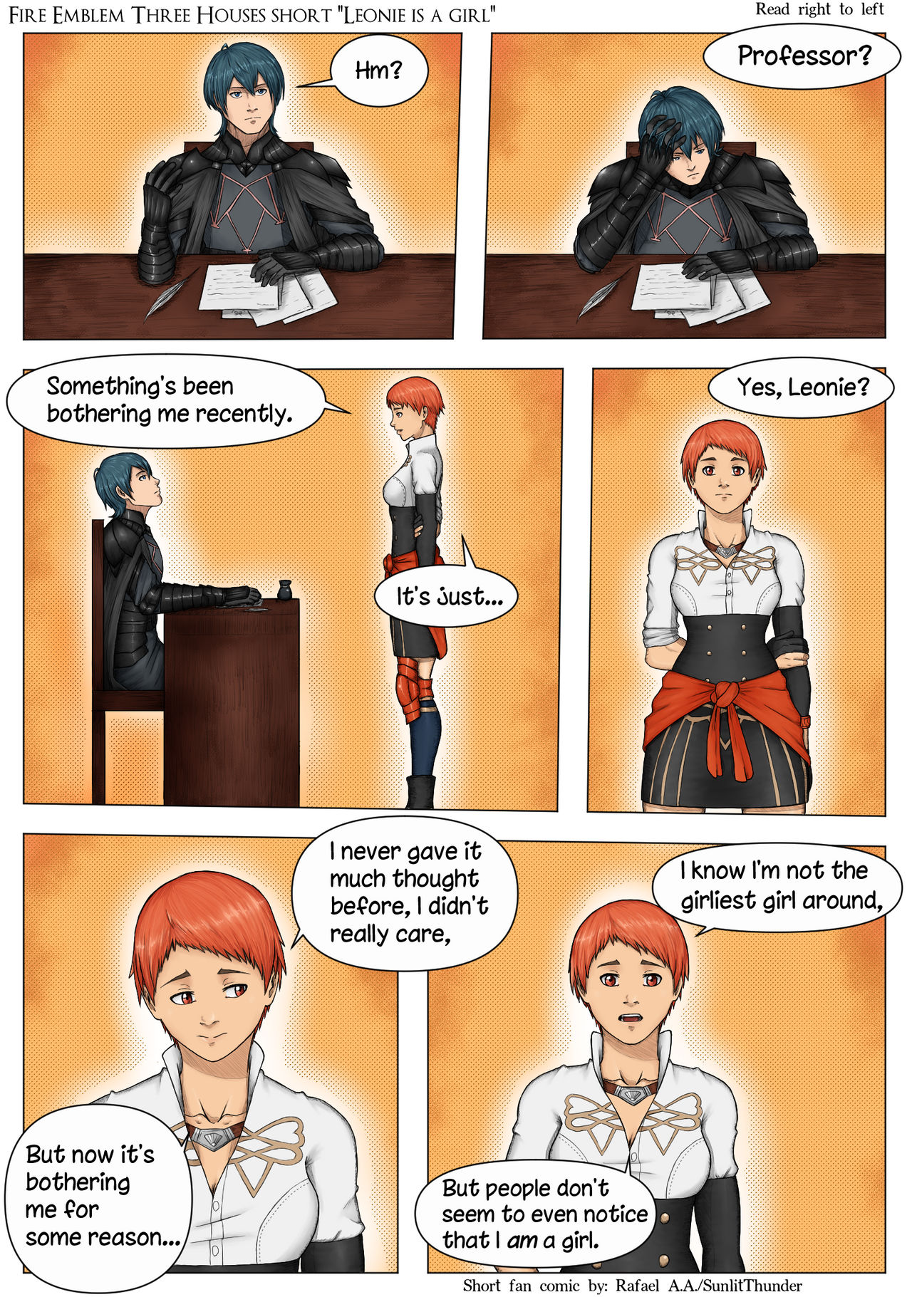 Fire Emblem Three Houses Leonie Is A Girl Page 14 By Sunlitthunder On
