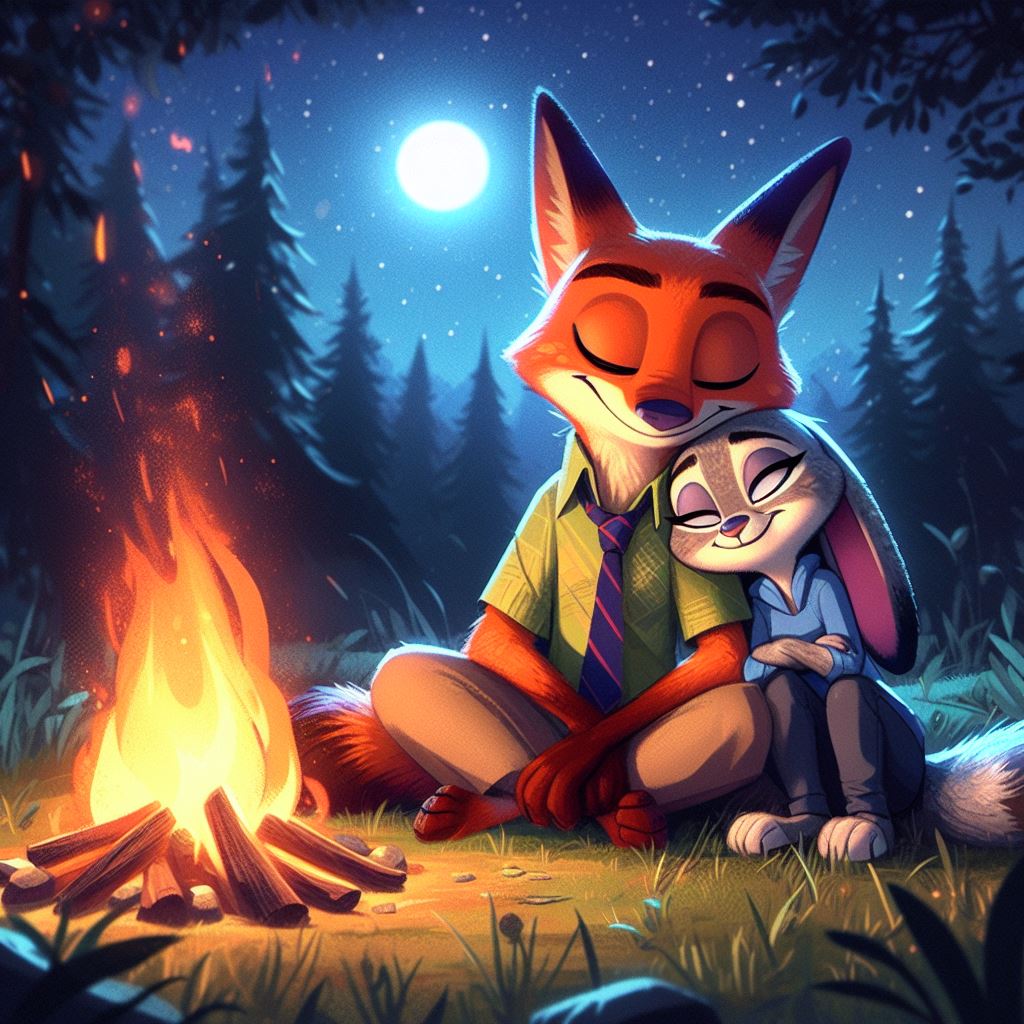 Nick And Judy Campfire 2 By Swiftfurai On Deviantart