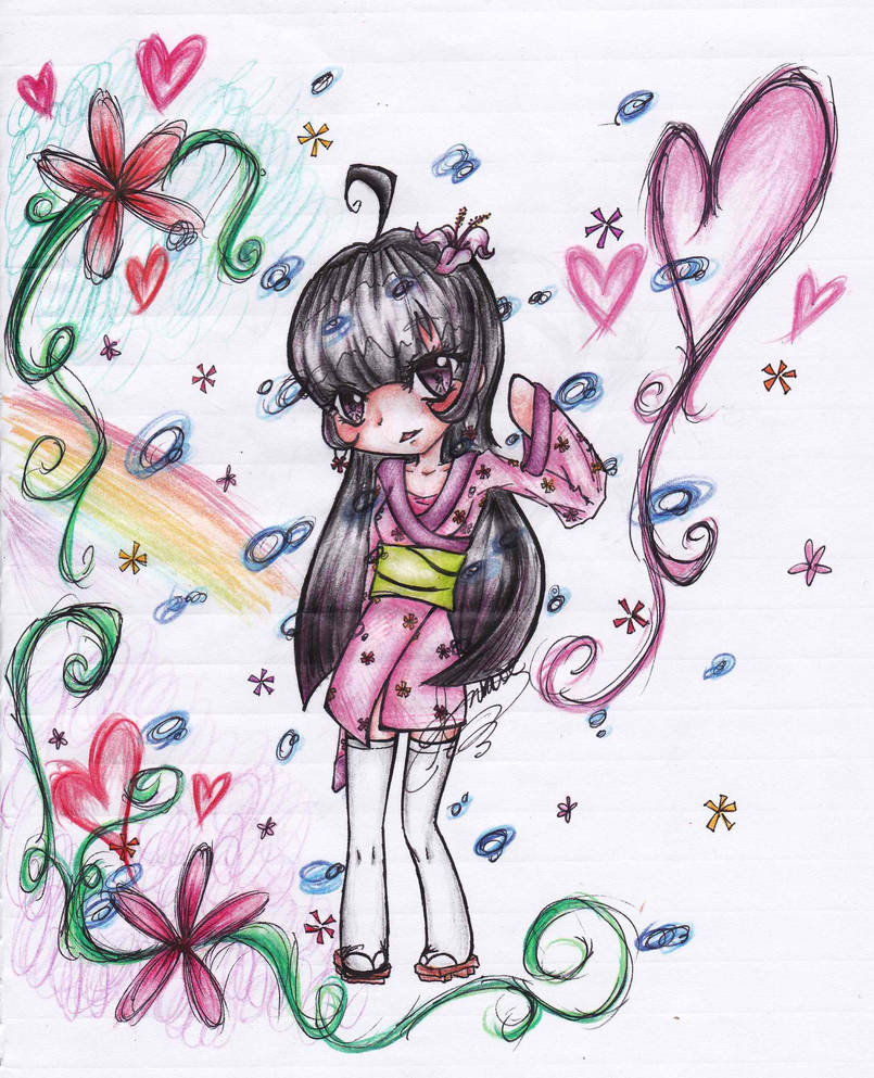 Yukata Girl By Anniecheng09 On Deviantart