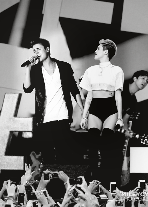 Justin And Miley By Hellokarenmg On Deviantart