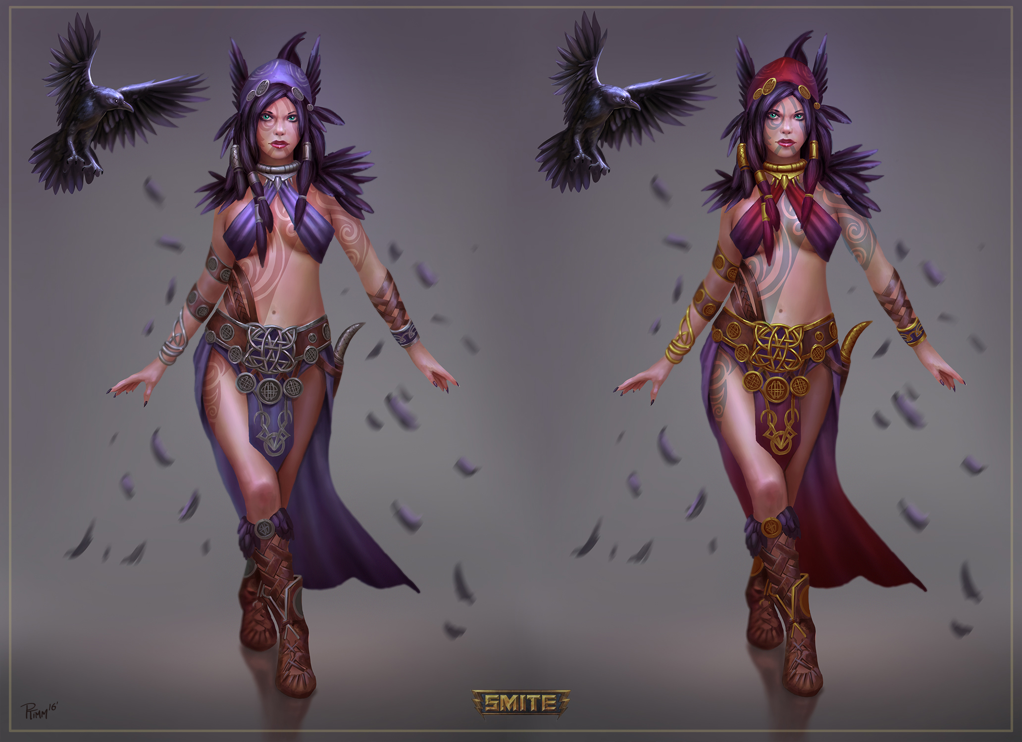 Smite Morrigan Concept by PTimm on DeviantArt Smite Morrigan Concept by PTimm on DeviantArt