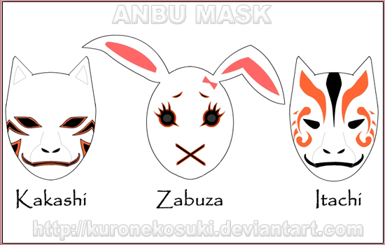 ANBU Mask 2 by kuronekosuki on DeviantArt