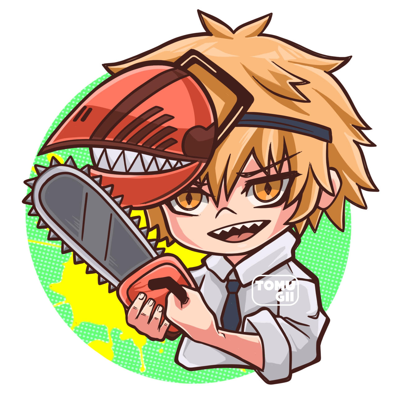 Denji Chibi By Tomugii On Deviantart