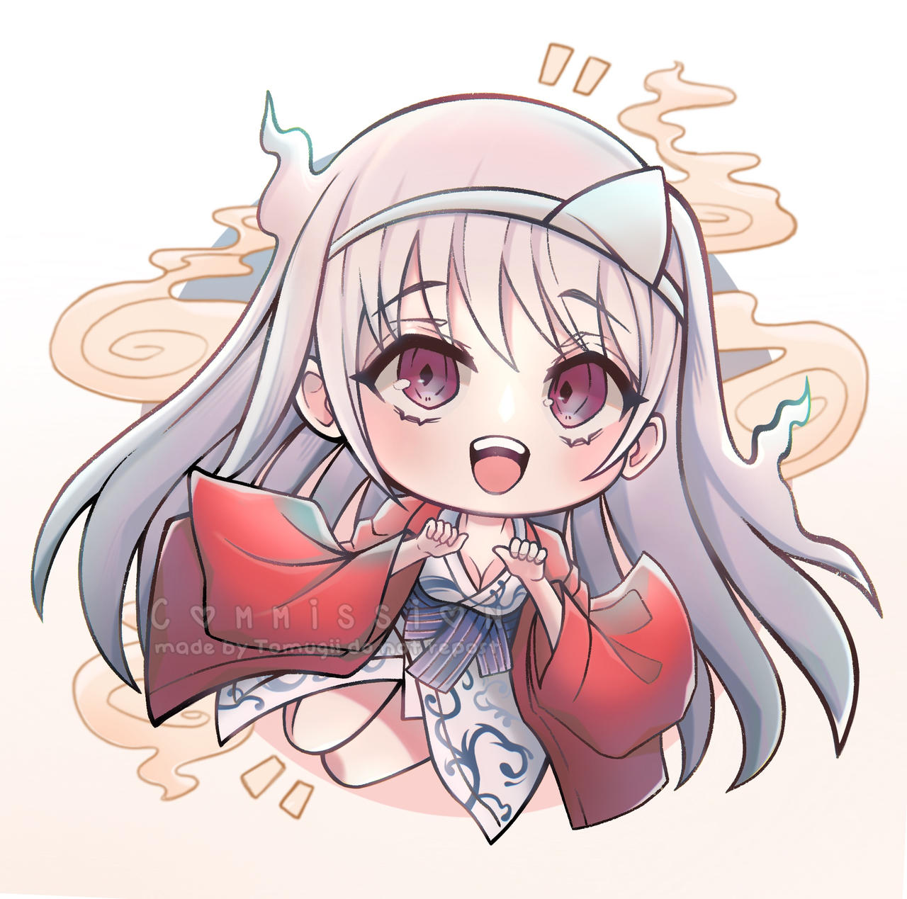 Yuuna San Chibi Commission By Tomugii On Deviantart
