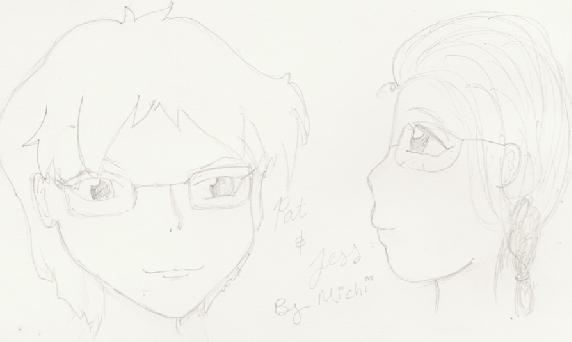 Pat and Jess by PrincessMichiChan on DeviantArt
