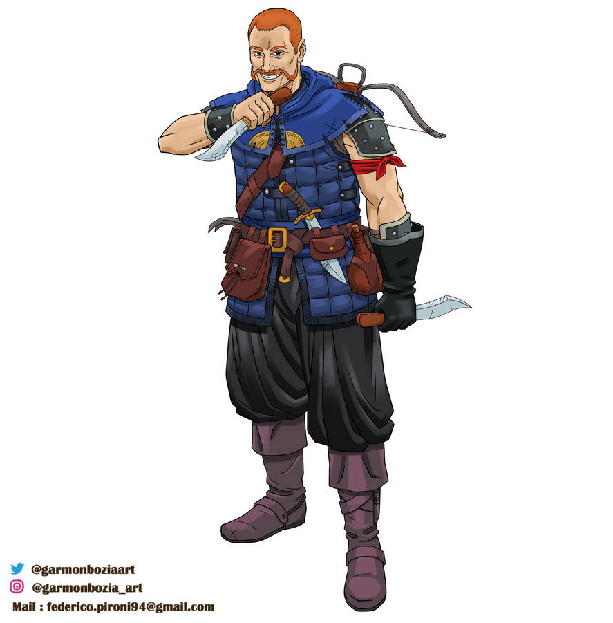 Vesper Human Rogue Scout For Curse Of Strahd By Garmonboziaart On