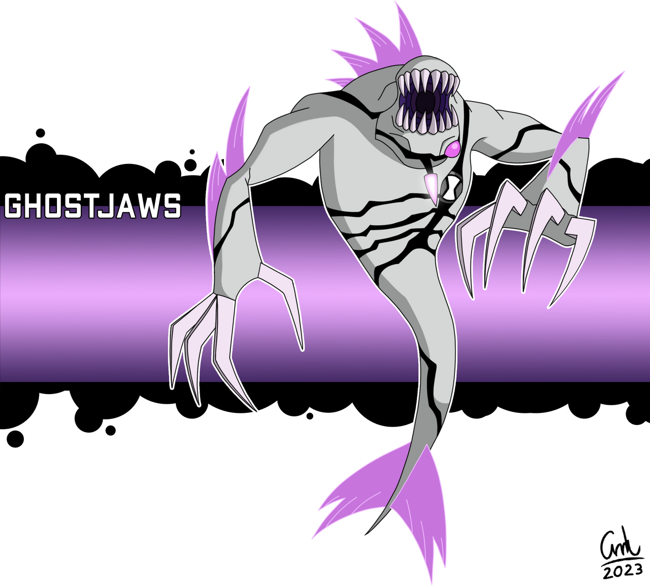 Ghostjaws (Ghostfreak + Ripjaws) by AwesomeAlan1 on DeviantArt Ghostjaws (Ghostfreak + Ripjaws) by AwesomeAlan1 on DeviantArt