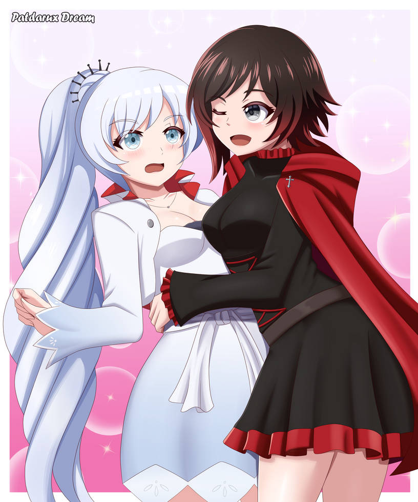 Commission Weiss And Ruby Rwby By Patdarux On Deviantart