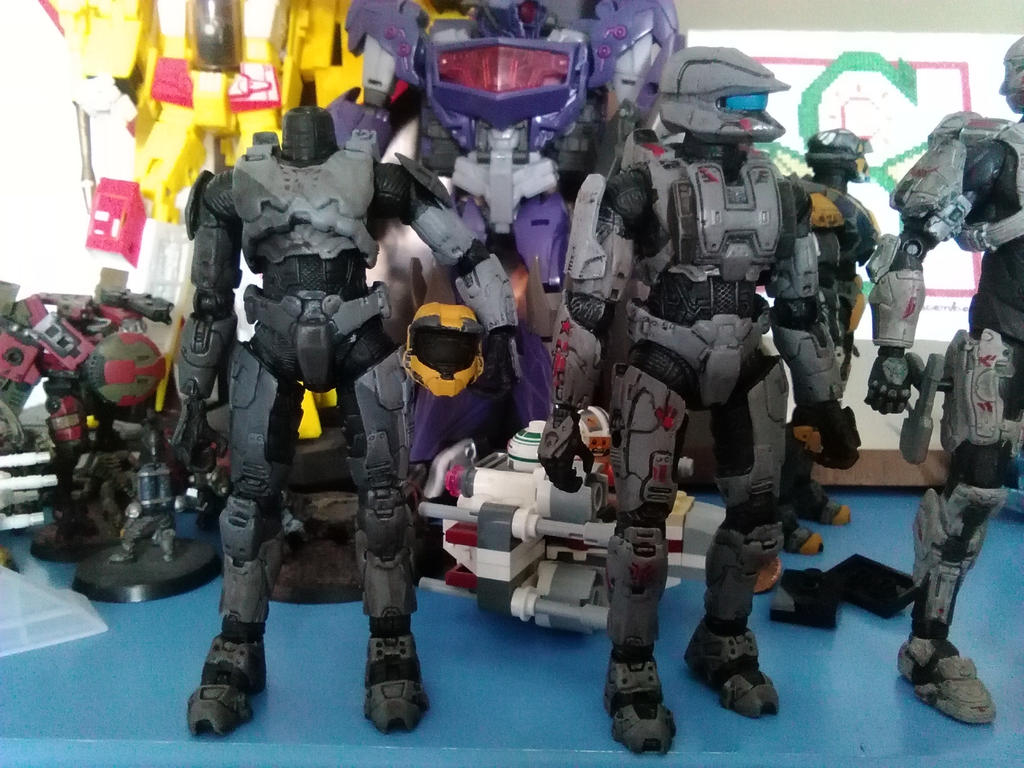 Halo 3 Spartan A 076 And Sarah Palmer Wip By Swatson3rd On Deviantart