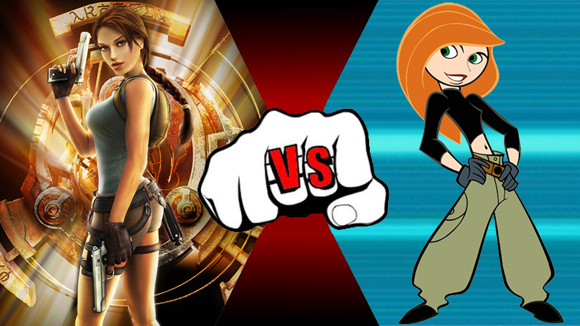Lara Croft VS Kim Possible! SHOWOFF SHOWDOWN! Logo by rockeyrolley on ... Lara Croft VS Kim Possible! SHOWOFF SHOWDOWN! Logo by rockeyrolley on ...