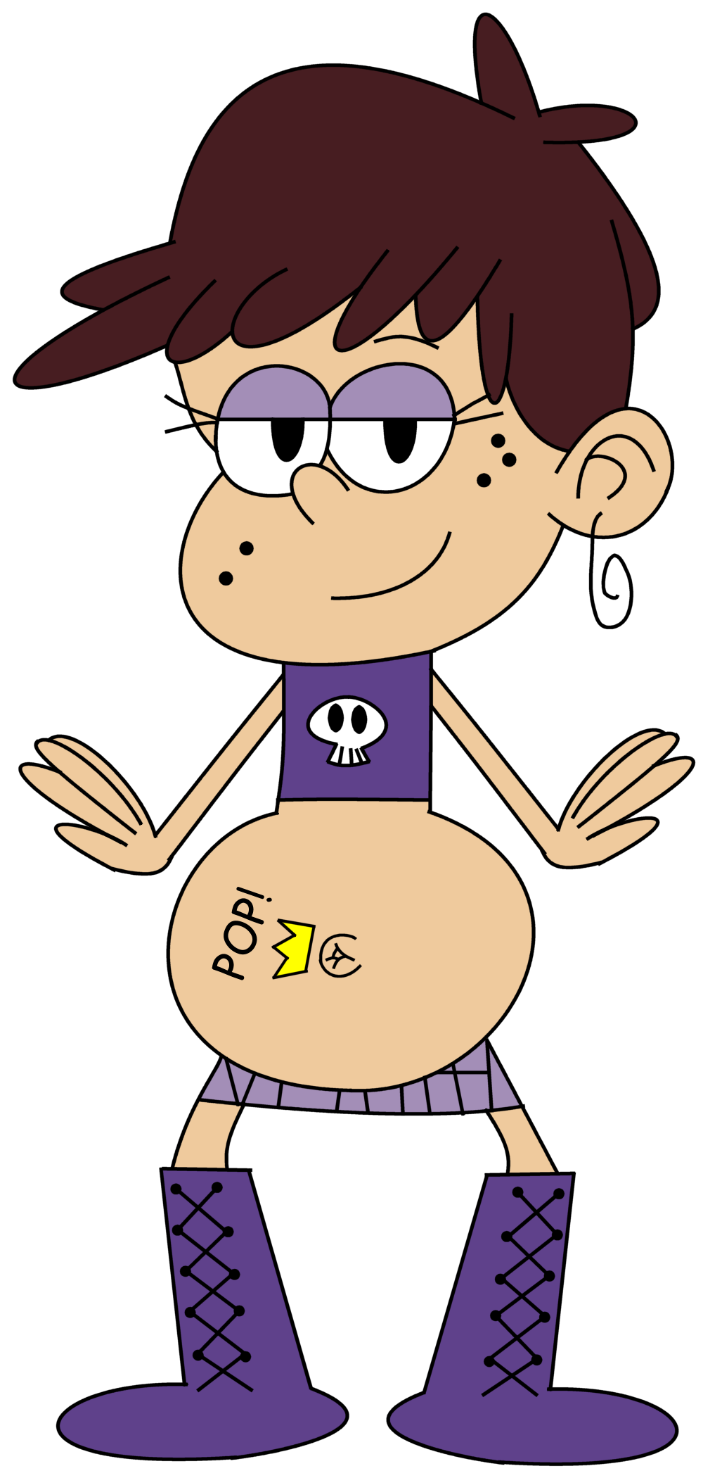 Luna Loud Popping Hers By Dev Catscratch On Deviantart