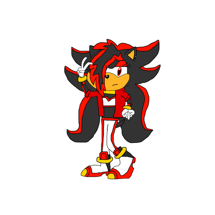 Female Shadow Shadina Or Shadie The Hedgehog By 0230137 On Deviantart