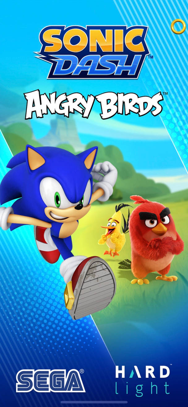 Sonic Dash Angry Birds Wallpaper By 0230137 On Deviantart