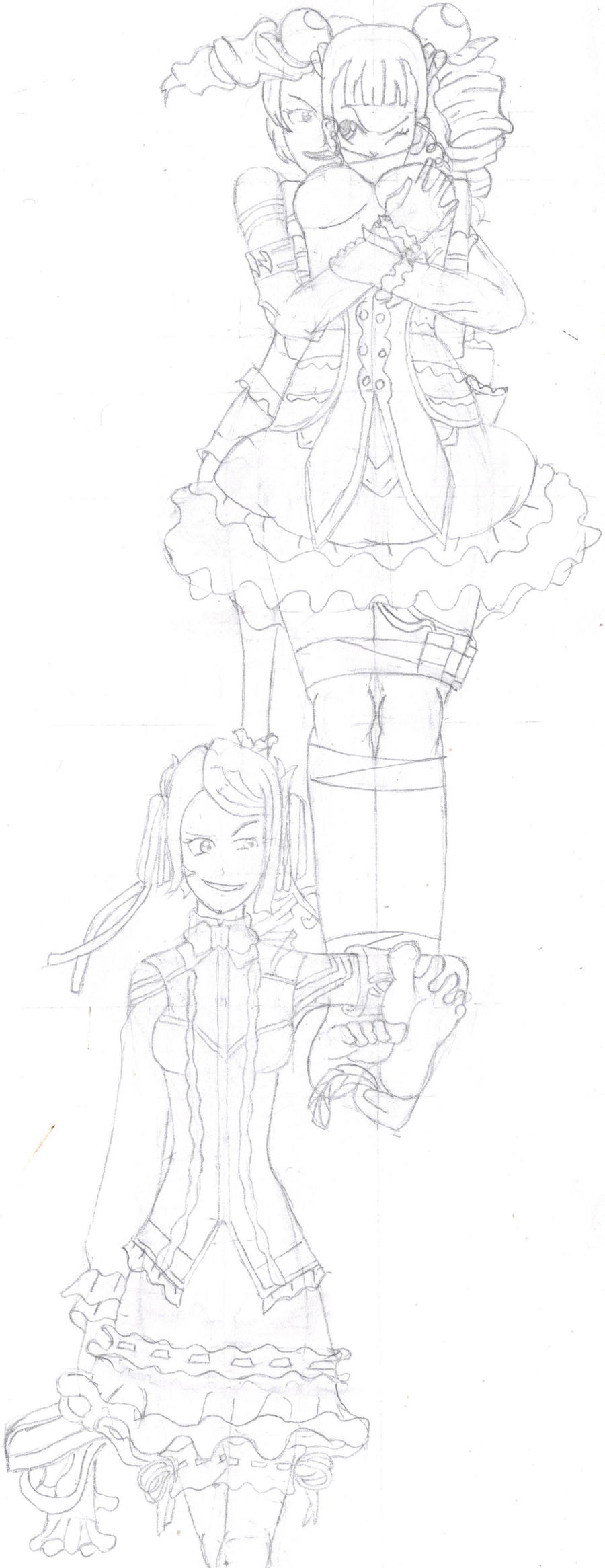 Cecille Bound And Tickled By Paula And Luna By Openminded20 On Deviantart