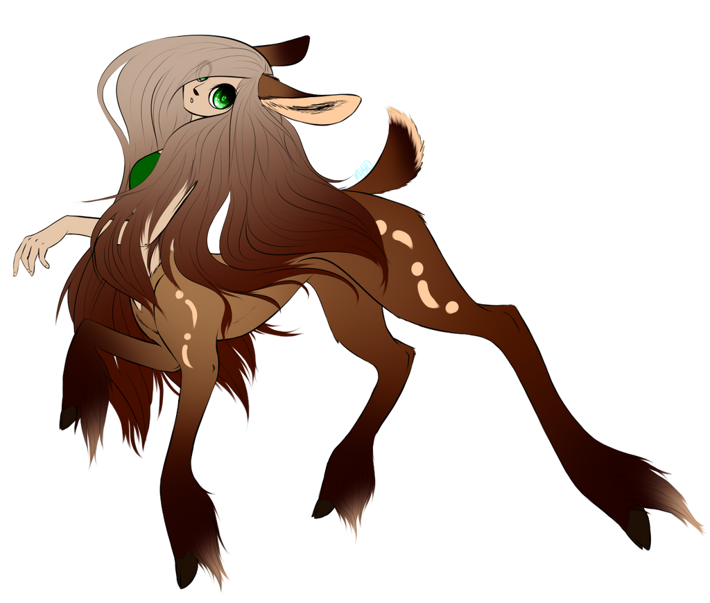 Female Deer Centaur Wip By Sketchytwi On Deviantart