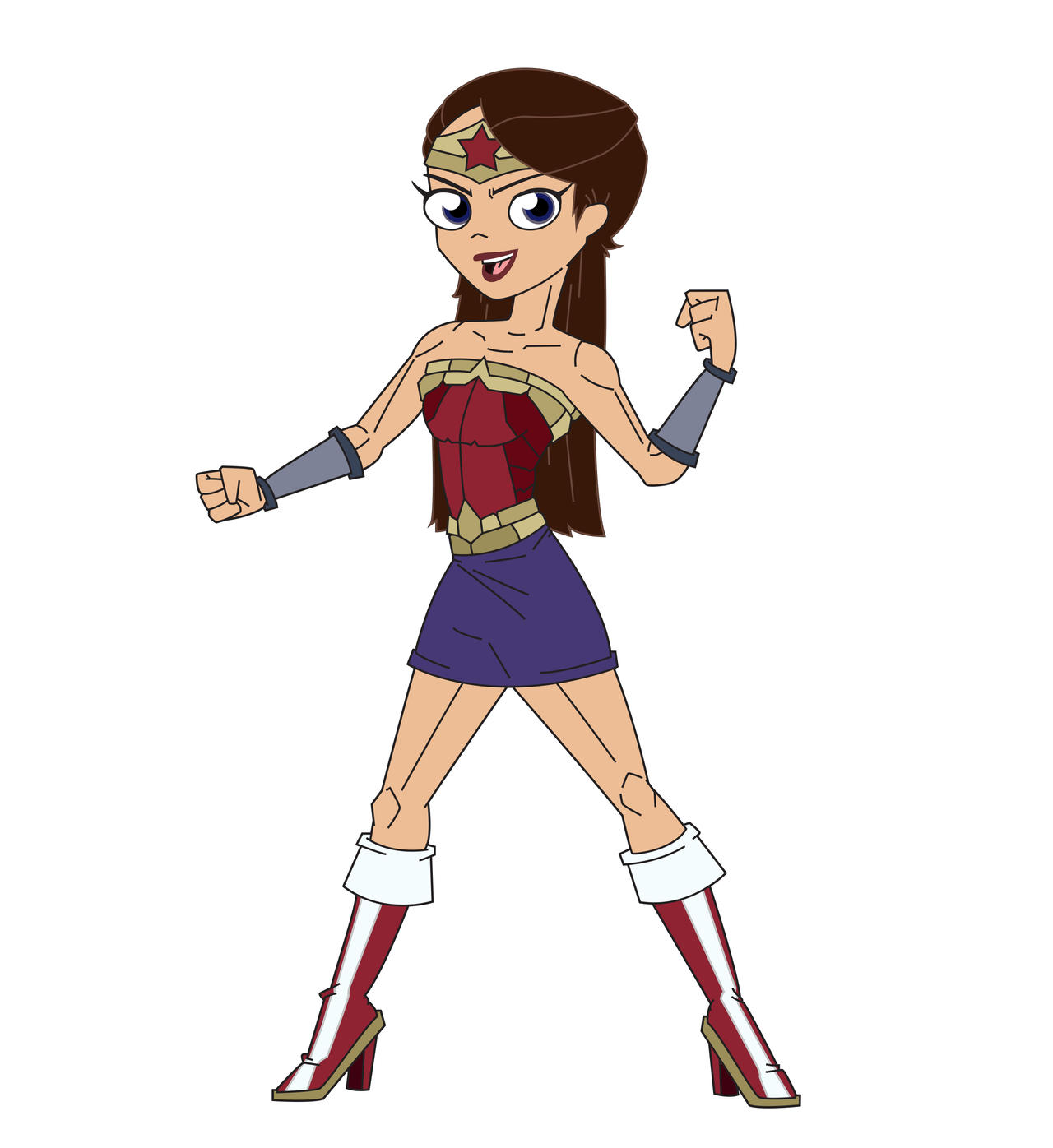 Champion Of The Amazons Vanessa Doofenshmirtz By Dead82 On Deviantart