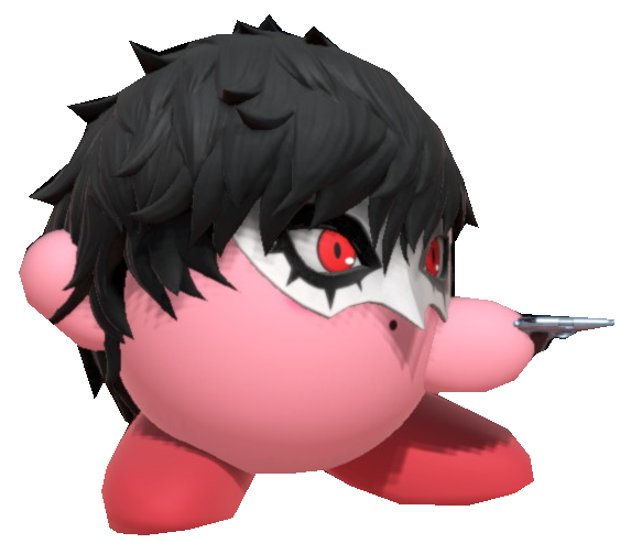 Joker Kirby with a Gun by TransparentJiggly64 on DeviantArt Joker Kirby with a Gun by TransparentJiggly64 on DeviantArt