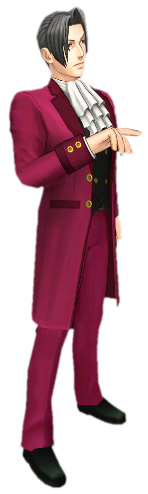 Miles Edgeworth pointing by TransparentJiggly64 on DeviantArt Miles Edgeworth pointing by TransparentJiggly64 on DeviantArt