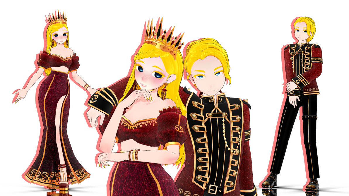 Day 15 Mmd Cancer Duo By Cassadre On Deviantart