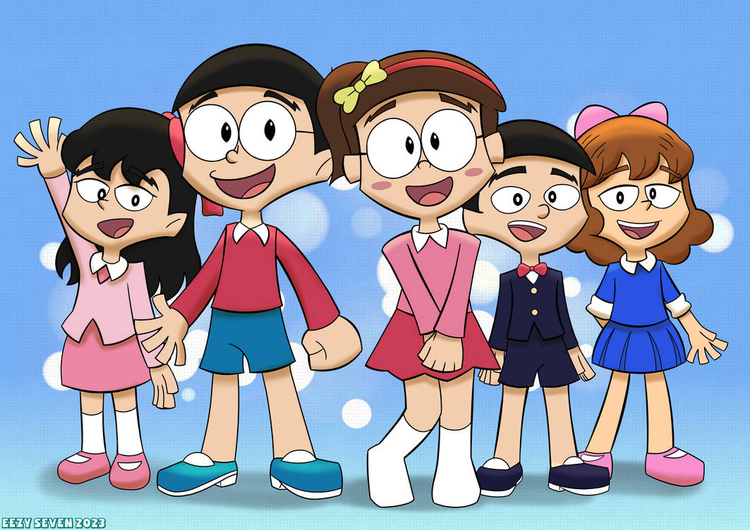 Comm Nobita And Nobiko By Eezyseven On Deviantart