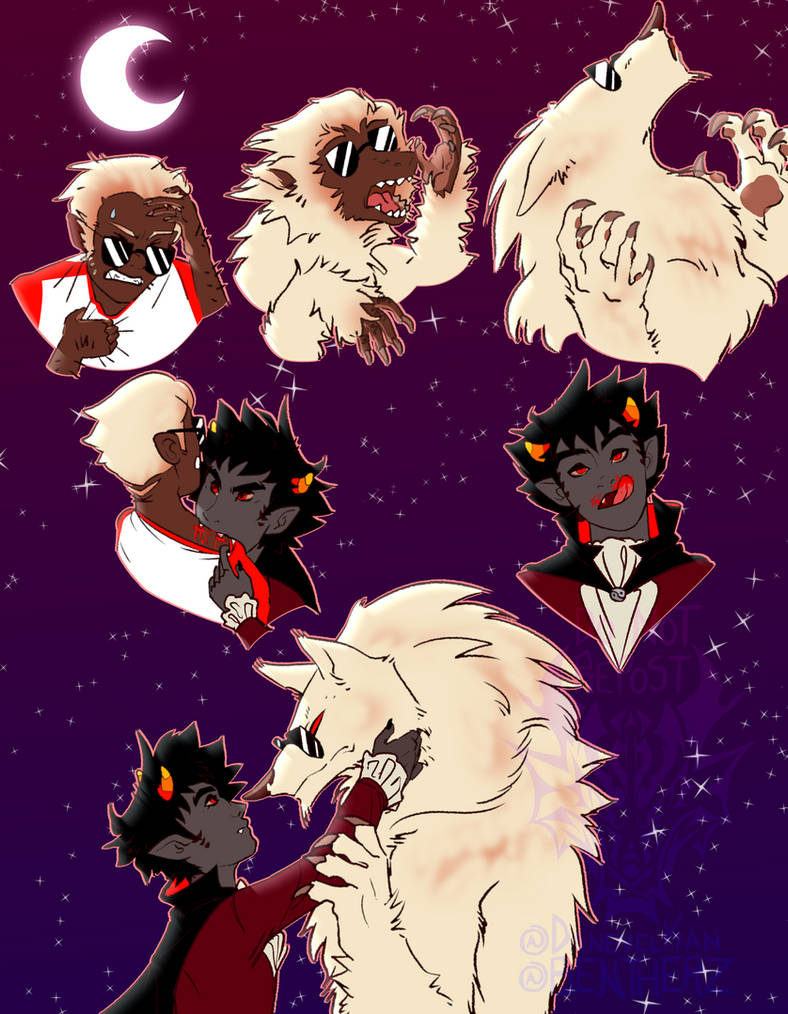 Werewolf X Vampire Davekat By Bentherz On Deviantart