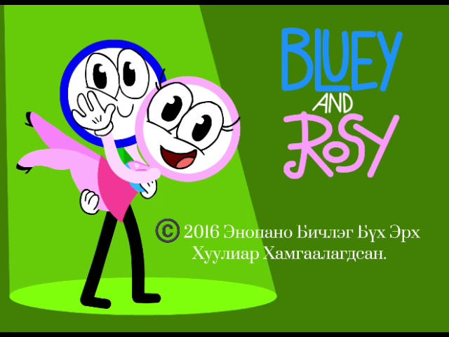 Bluey And Rosy My Verison By Hockens1234 On Deviantart