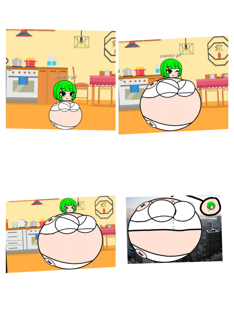 Scientist Girl Inflation With No End Part 2 By Israathegrowingcat On