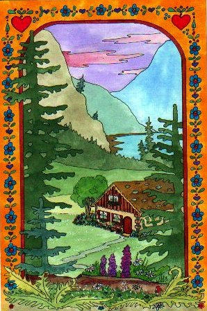 Alpine Cottage by studiobee on DeviantArt