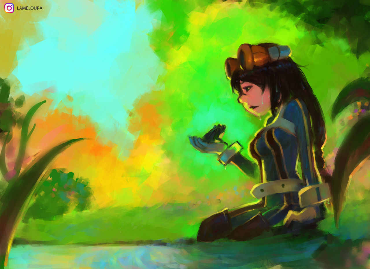 Mha Froppy And Her Frog Prince By Lameloura On Deviantart