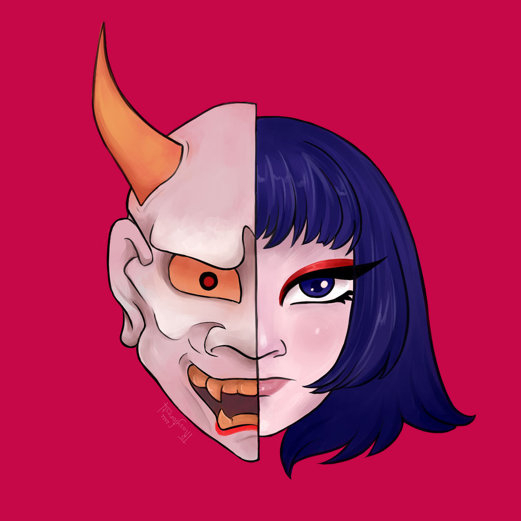Oni Girl By Rosyforest On Deviantart