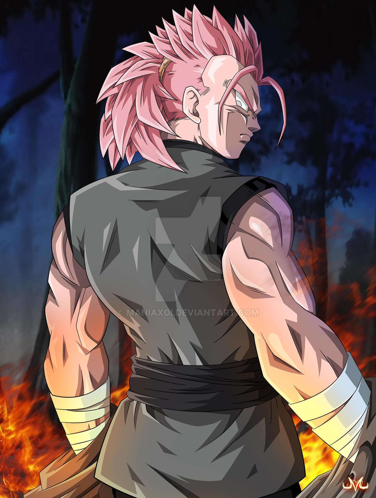 Oc Jzuyou Super Saiyan Rose By Maniaxoi On Deviantart