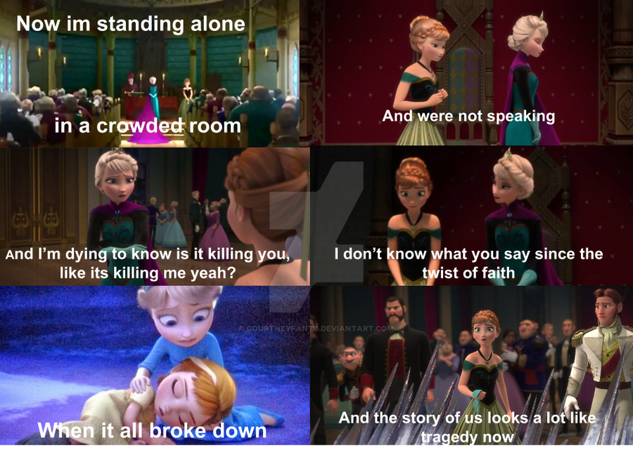 Frozen Love Story By Courtneyfantd On Deviantart