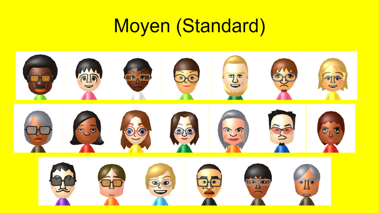 My Standard Wii Cpu Miis By Splatoonman On Deviantart