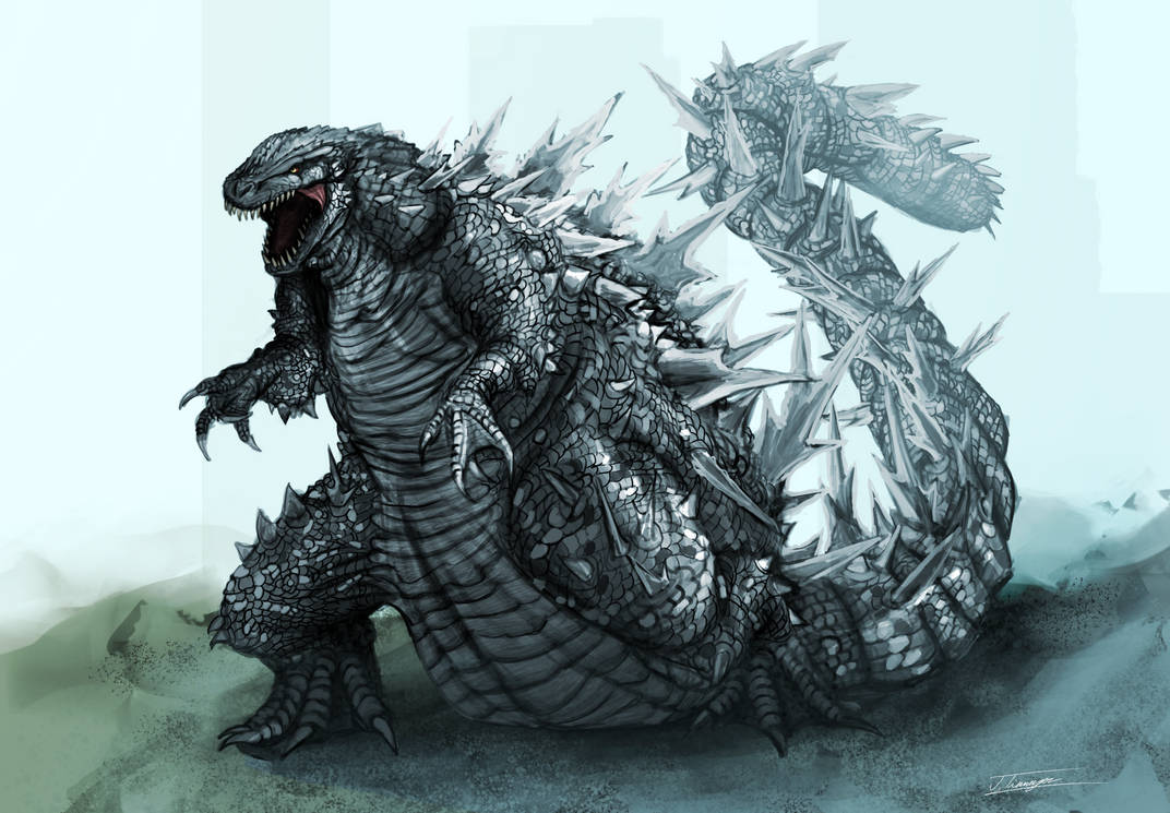 My Own Concept Art Of Godzilla By Tiemeyerjacob On Deviantart