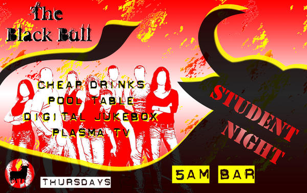 Student Pub Poster by BurnzDesign on DeviantArt