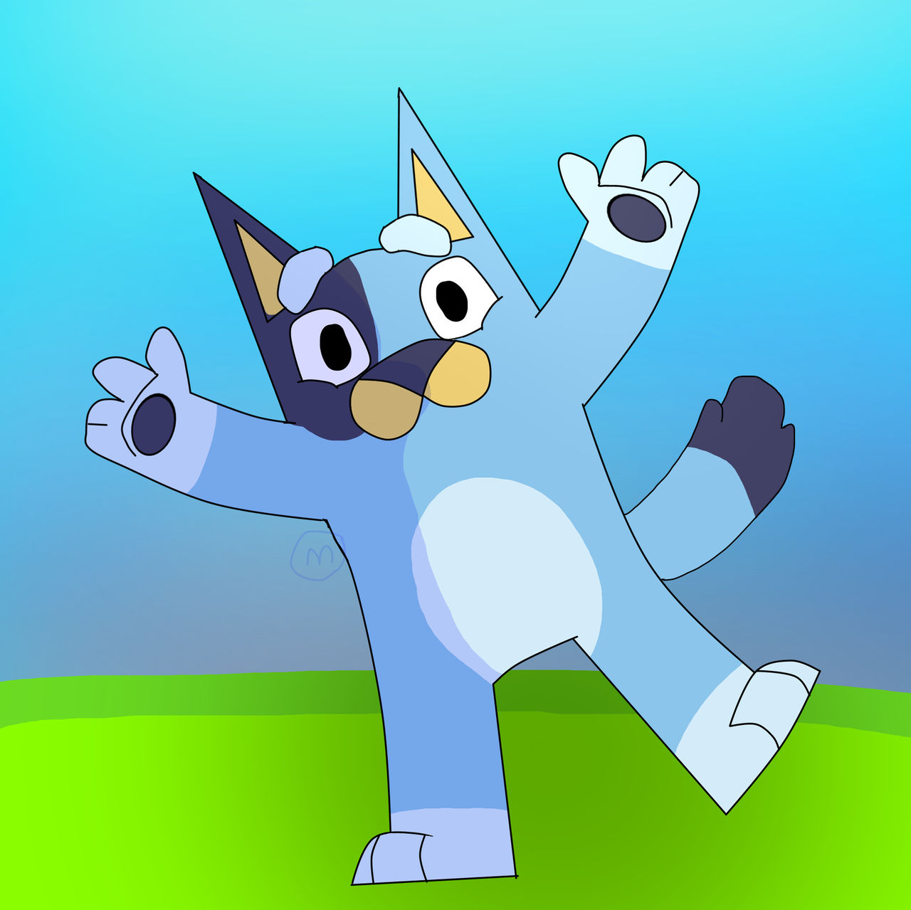 Bluey Fanart By Magicalelvin12 On Deviantart