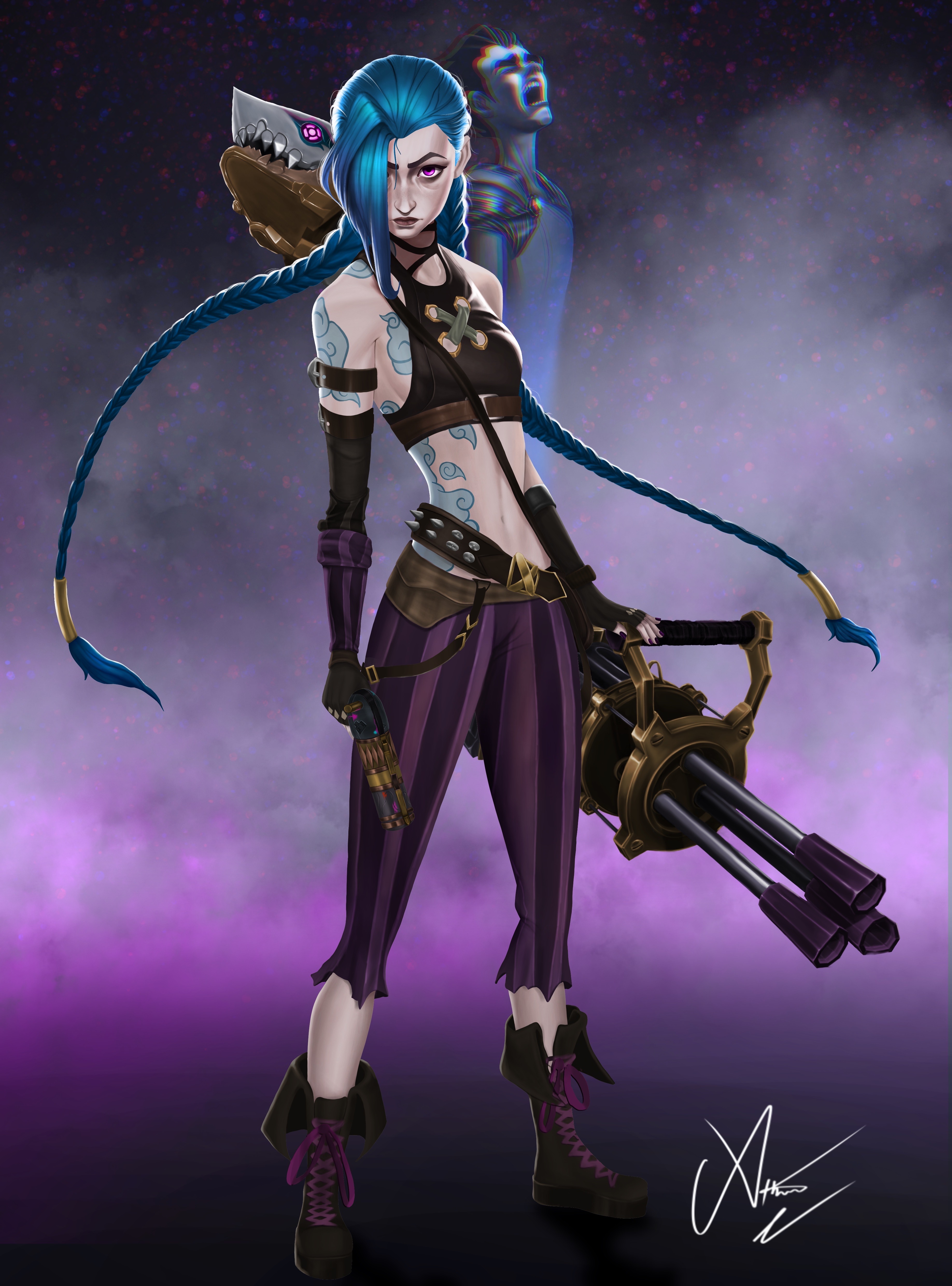 Jinx Arcane Version By Athuscosta On Deviantart