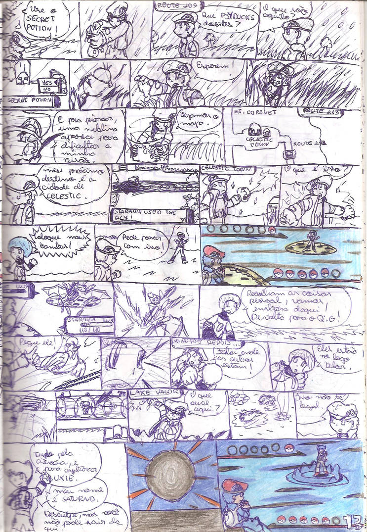 Pokemon Platinum Fan Hq 2009 Page 13 By Zennytheheddgehog On Deviantart