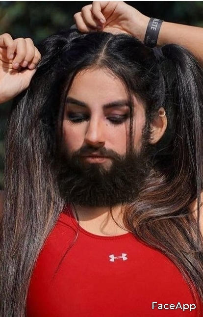 Lady In Red Showing Her Hairy Cheeks By Bananashake1997 On Deviantart
