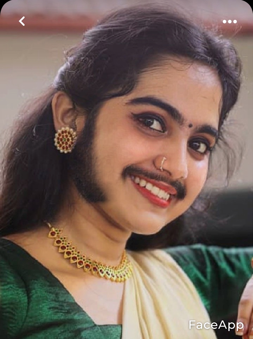 Mustache And Sideburns Of South Indian Woman By Bananashake1997 On