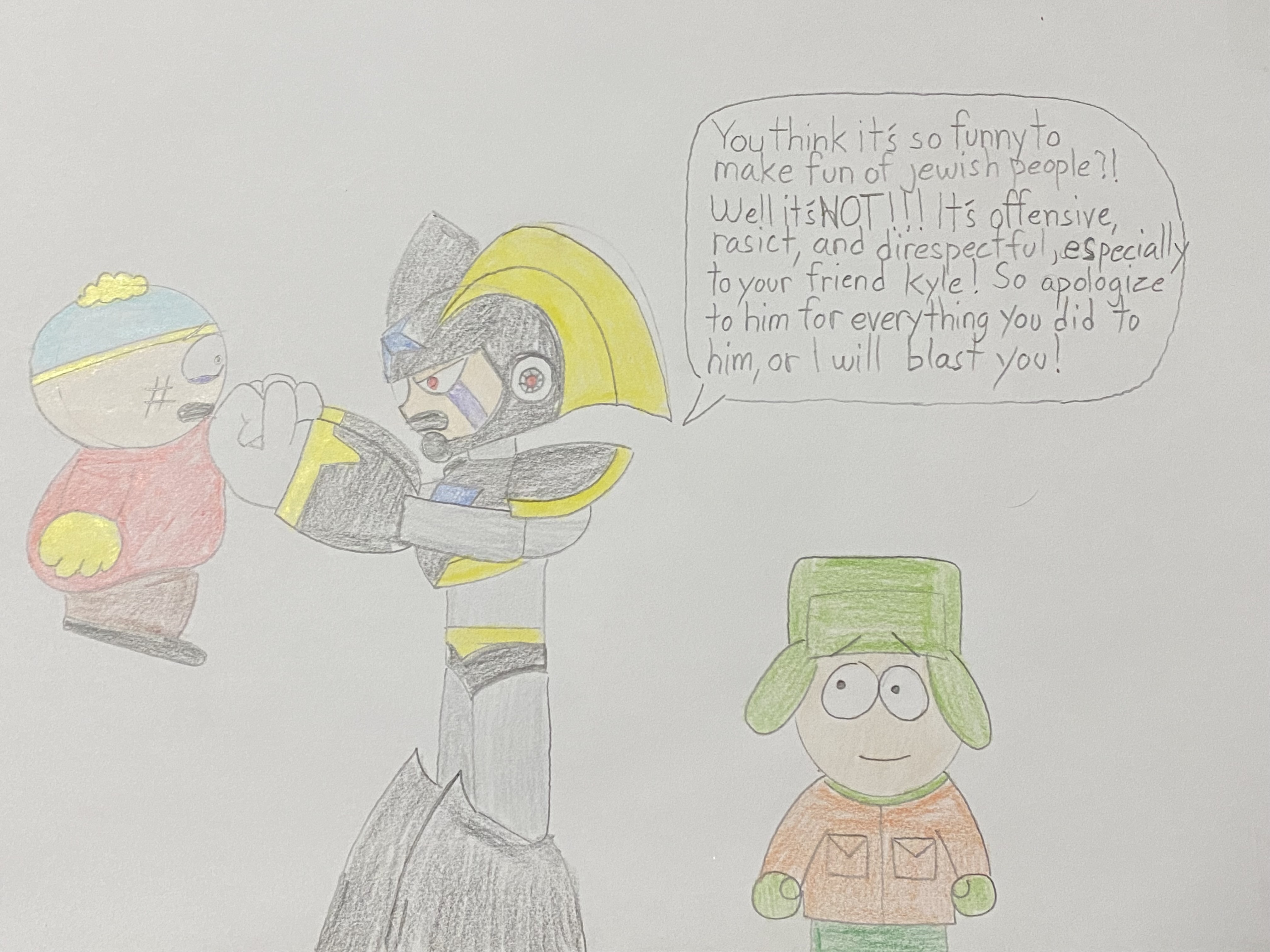 Bass Beats Up Eric Cartman By Protoman17 On Deviantart