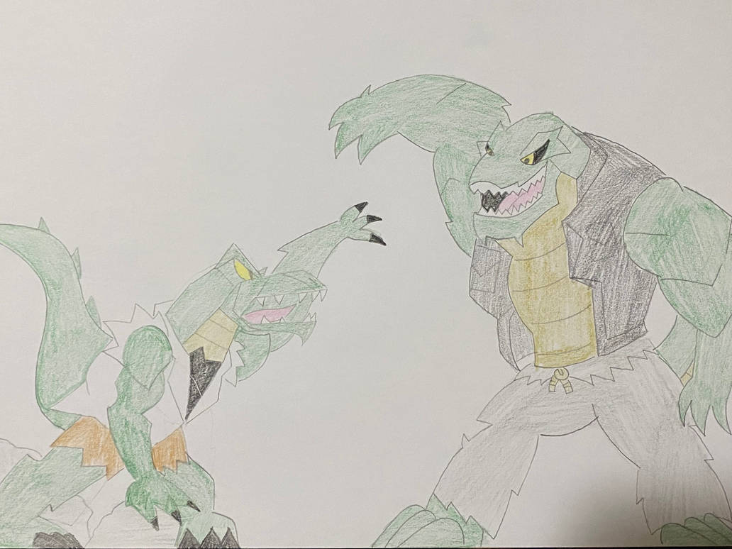 The Lizard Vs Killer Croc By Protoman17 On Deviantart