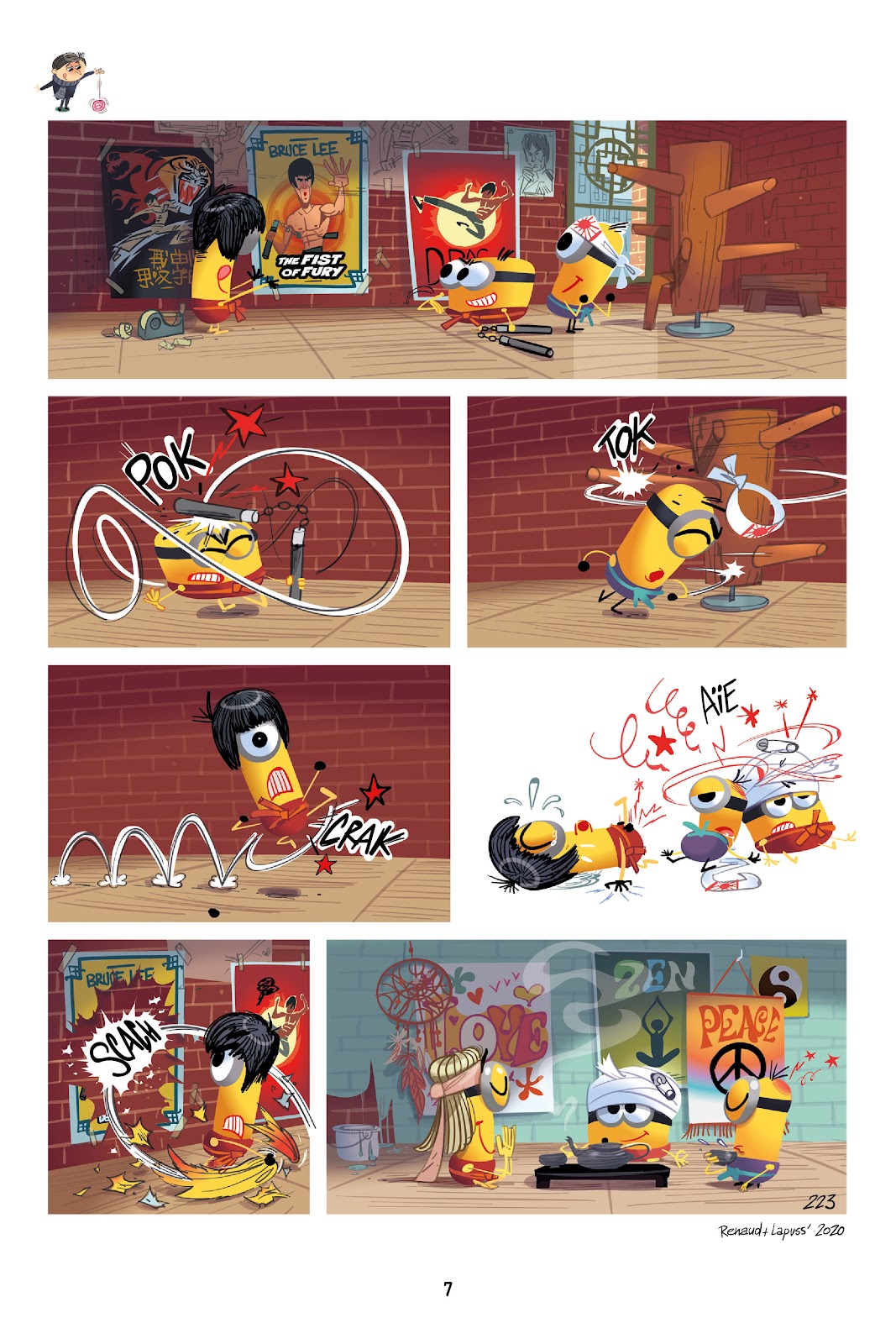 Minions Mini Boss Comics Page 6 Kung Fu Minions By Sunwagirl On Deviantart